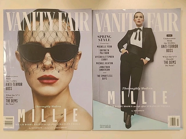 VANITY FAIR MAGAZINE March 2025 Millie Bobby Brown Stranger Things (2 ...