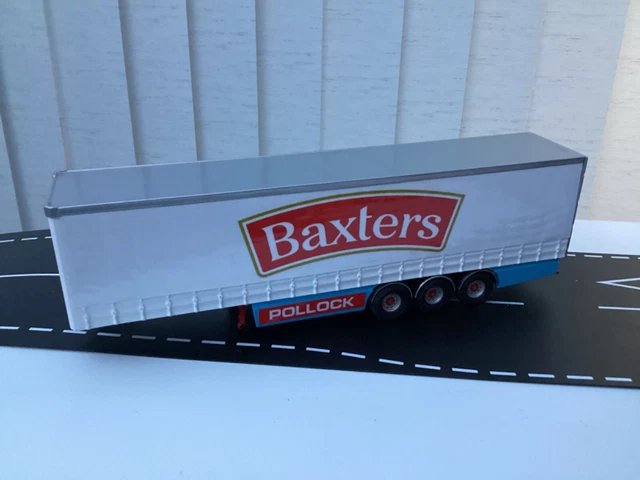 CORGI MODEL TRUCK 1:50 scale - CODE 3 POLLOCK BAXTERS CURTAINSIDE ...