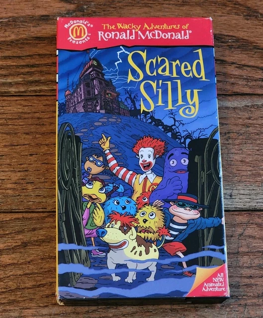 The Wacky Adventures Of Ronald Mcdonald Scared Silly Vhs Tape 9 10