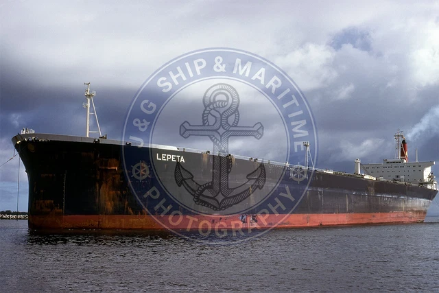 SHIP PHOTO - 1976 Built Shell Crude Oil Tanker LEPETA - 6X4 (10X15 ...