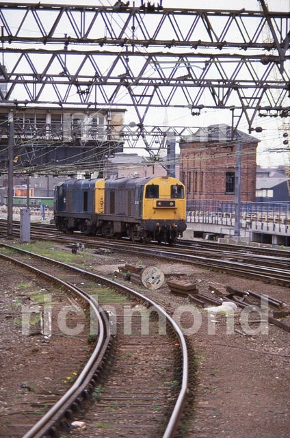 FENCHURCH STREET CLASS 20's 20140 & 20021 30.4.88 Fujichrome 35mm Slide ...