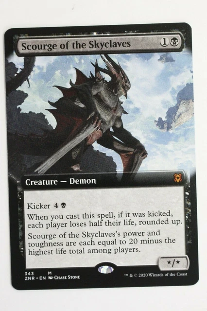 MAGIC THE GATHERING MTG Zendikar Rising Scourge of the Skyclaves art ...