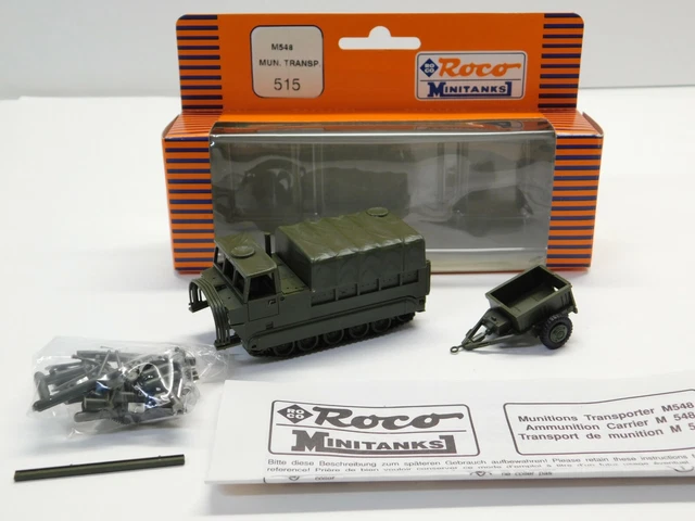 MINITANKS ROCO 515 munitions transporteur de munitions échelle HO M548 ...