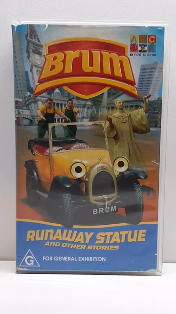 BRUM - RUNAWAY STATUE - VHS Video tape 2001 - ABC For Kids $12.50 ...