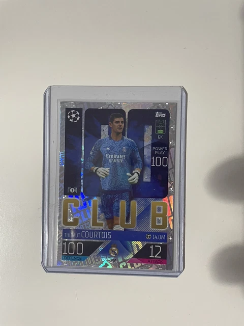 TOPPS MATCH ATTAX Champions League 22/23 club 100 451. Thibaut Courtois ...