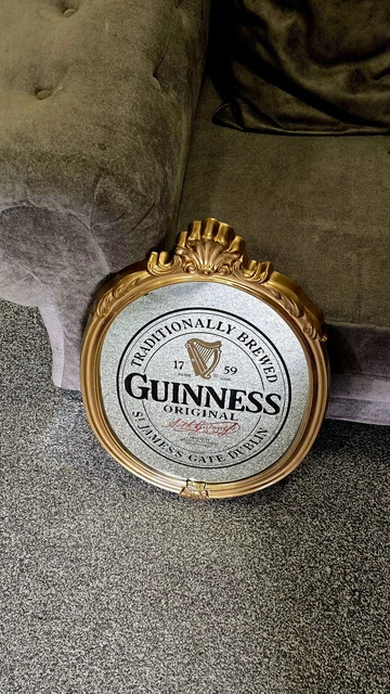 REGAL VINTAGE STYLE Guinness Mirror 600mm X 420mm £99.99 - PicClick UK