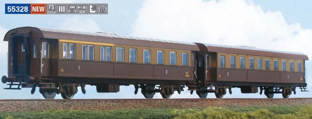 ACME 55328 SCALE Ho Set Two Coaches A 2 Axis FS Livery Auburn/Isabella ...