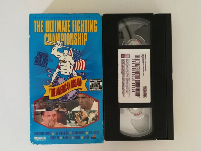THE ULTIMATE FIGHTING Championship The American Dream VHS 1989 Martial ...