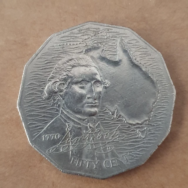 AUSTRALIAN 1970 CAPTAIN Cook FIFTY CENT COIN ( h z ) $2.00 - PicClick AU