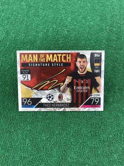 TOPPS MATCH ATTAX 2022/2023 Signature Style Theo Hernandez # 444 EUR 1 ...