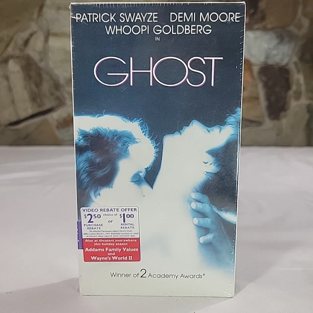 GHOST VHS 1990 Patrick Swayze SEALED NEW Demi Moore Whoopi Goldberg £5. ...