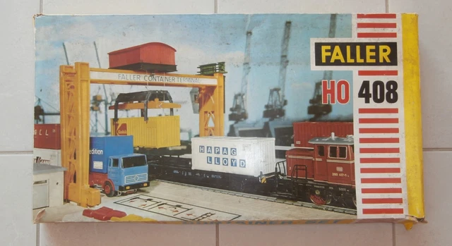 FALLER AMS 408 Rare Coffret Container Terminal EUR 169,00 - PicClick FR