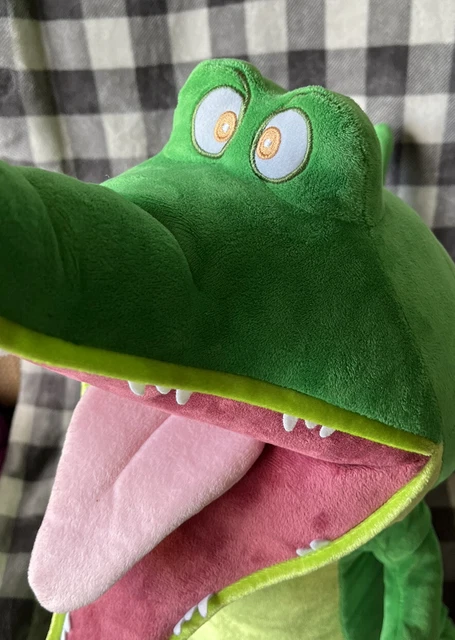 HUGE 30” TICK Tock Croc Walt Disney Peter Pan Crocodile Alligator Plush ...