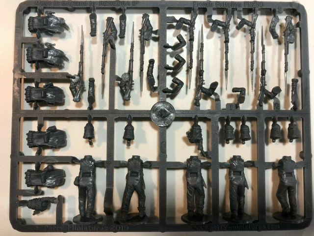 FRENCH NAPOLEONIC INFANTRY Battalion Sprue - Perry Miniatures - 28Mm ...