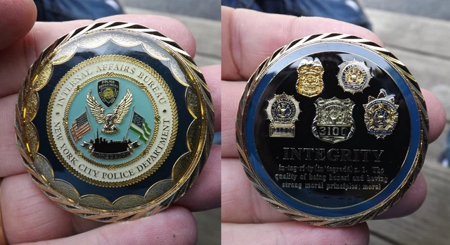NYPD INTERNAL AFFAIRS Bureau Police Department Challenge Coin £20.23 ...