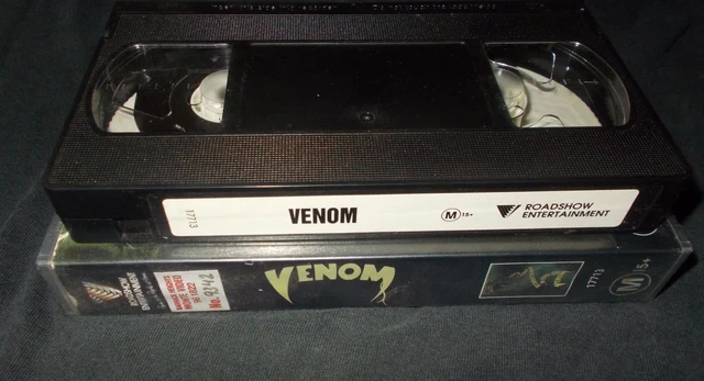 VENOM VHS PAL Small Box Klaus Kinski Oliver Reed $26.99 - PicClick AU