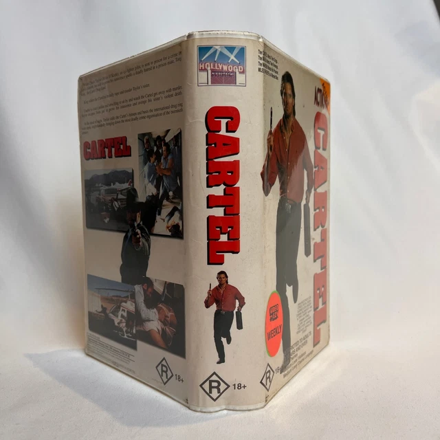 CARTEL 1990 VHS Miles O'Keefe Don Stroud Cult Action Clamshell Ex ...
