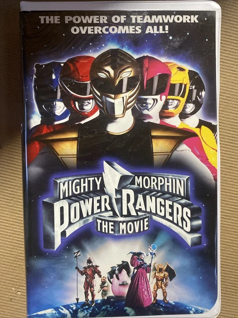 MIGHTY MORPHIN POWER Rangers: The Movie VHS 1995 Vintage Video Tape ...