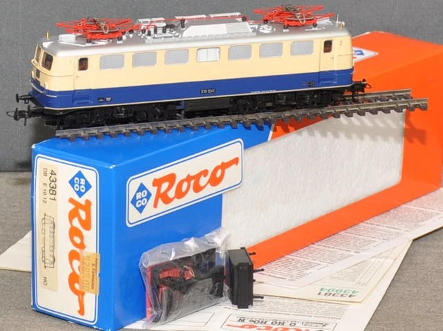 ROCO 43381 E-LOK BR E 10 1241 DB beige/blau DC fabrikneu OVP H0 EUR 124 ...
