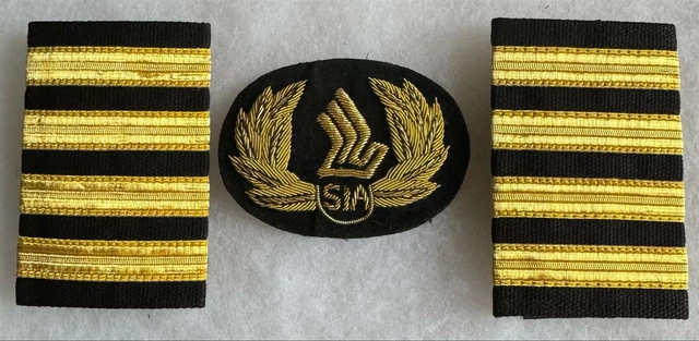 OBSOLETE FAR EAST Singapore Airlines Vintage Flight Crew Officers Cap ...
