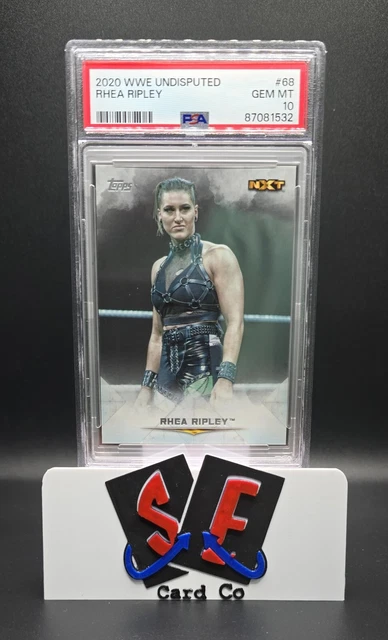RHEA RIPLEY 2020 Topps WWE Undisputed RC Card #68 PSA 10 Judgement Day ...