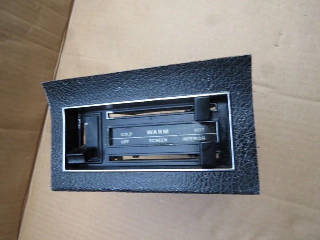 FORD 1968 XT Falcon Fairmont Genuine Dash Heater Control Panel . $149. ...