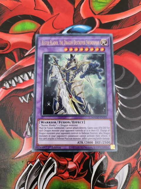 YUGIOH BUSTER BLADER,THE Dragon Destroyer Swordsman MAGO-EN101 Rare Nr ...