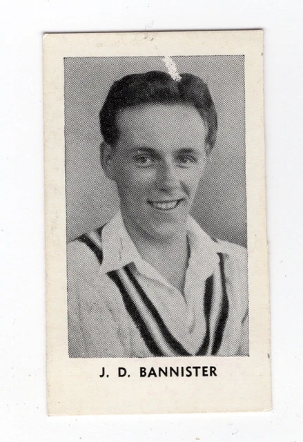 THOMPSONS WORLD’S BEST CRICKETERS - J.D. Bannister (Warwickshire) EUR 2 ...