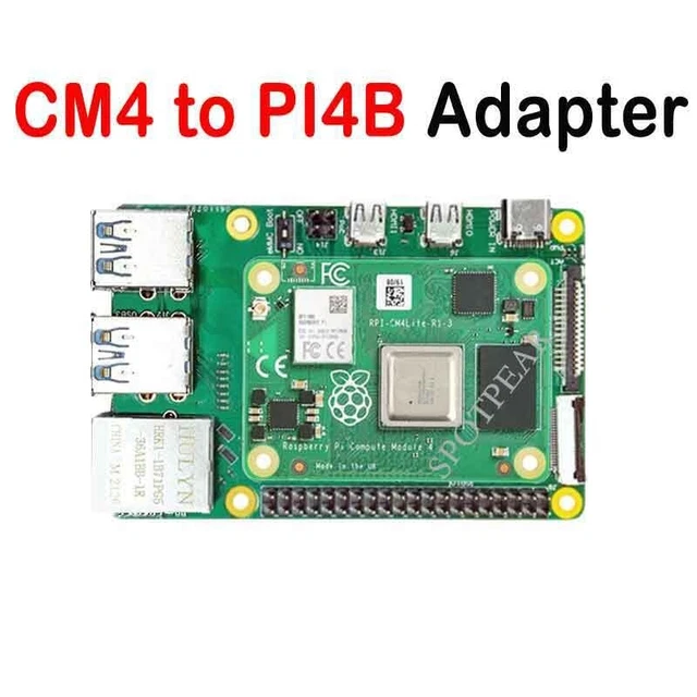 RASPBERRY PI COMPUTE Module 4 CM4 to 4B Adapter﻿ Board CM4 IO board $14 ...
