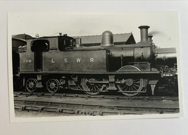 LSWR RAILWAY LOCOMOTIVE Photograph - 02 Class -206 - D1072 £3.50 ...