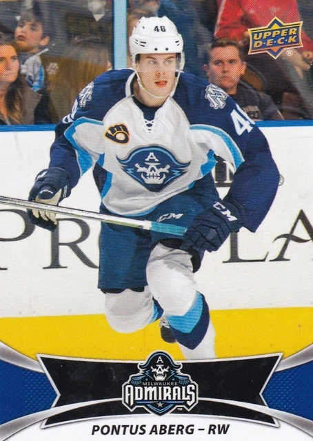 PONTUS ABERG 2016-17 16-17 Pont Supérieur Ahl Base Sp #150 Milwaukee ...