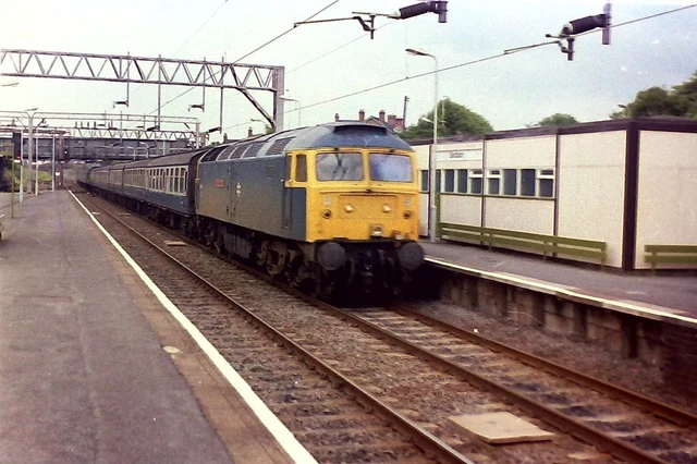 35MM RAILWAY COLOUR Negative Class 47 408 at Sandbach £1.95 - PicClick UK