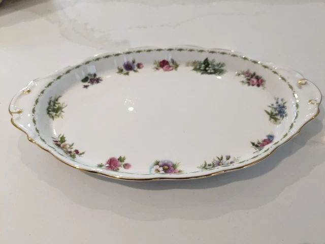 ROYAL ALBERT, FLOWER of the Month, Oval Tray £50.00 - PicClick UK