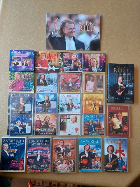 ANDRE RIEU COLLECTION -CD/DVD's , DVD's , Book, Concert Brochure -all ...