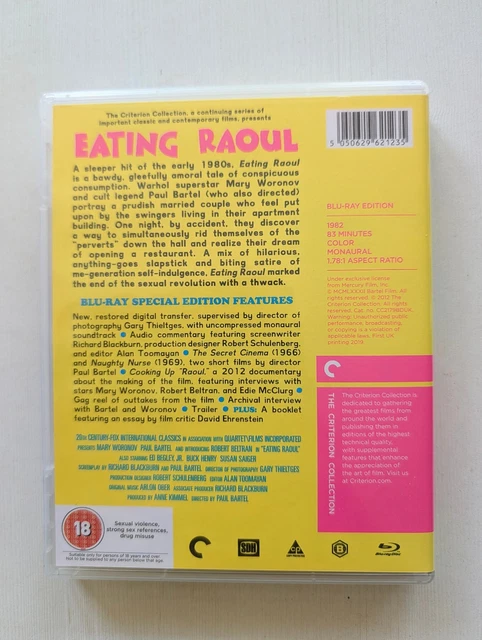 EATING RAOUL (1982) Blu-ray Criterion UK [2019] £7.00 - PicClick UK