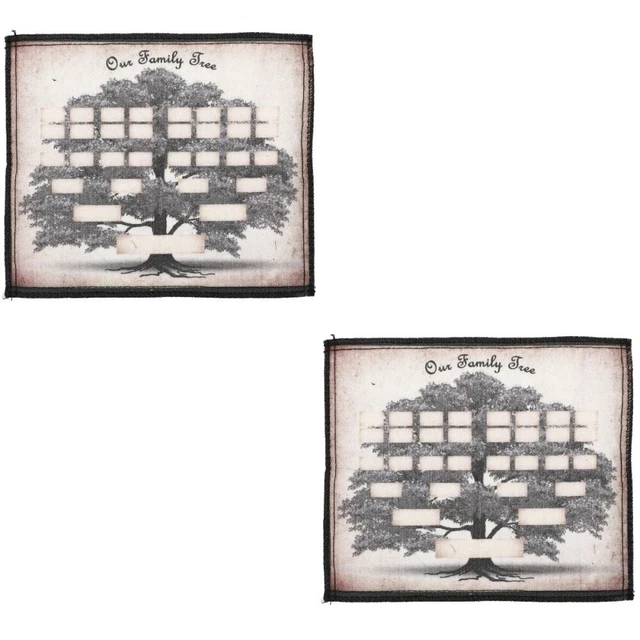 2X FAMILY TREE Map Genealogy Chart Ancestry Chart Tree Generation ...