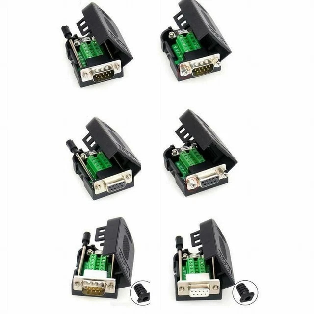 CONNETTORE DB9 DB9 resistente olio e pressione 9 pin DSUB adattatore ...