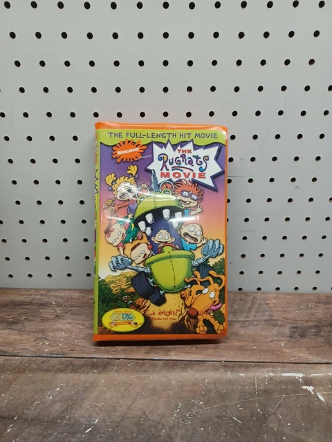 THE RUGRATS MOVIE VHS Clamshell Orange Nickelodeon VHS Tape Children's ...