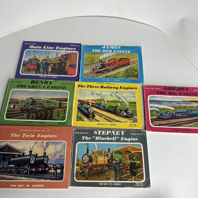 THOMAS THE TANK Engine Railway Series Books : 1,3,6,8,15,18,21 Good ...