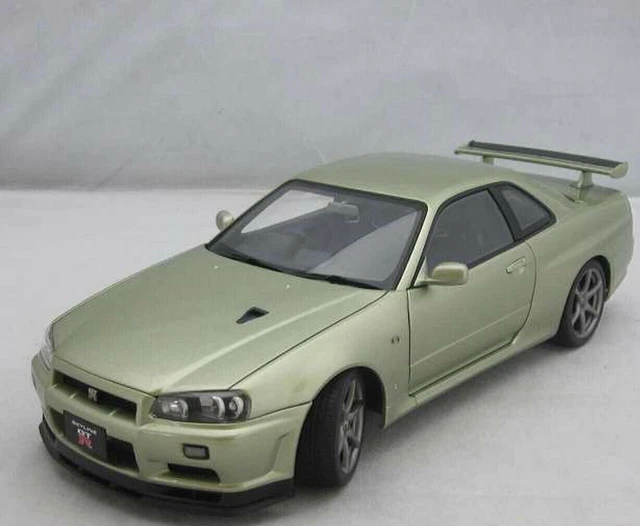 AUTOART 1/18 NISSAN Skyline Gt-r (R34) V-spec II Nur Millennium Jade ...