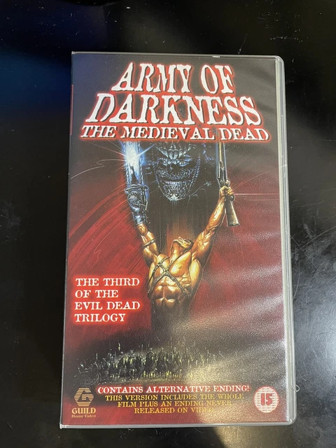 ARMY OF DARKNESS The Medieval Dead VHS Video Tape - Bruce Campbell £9. ...