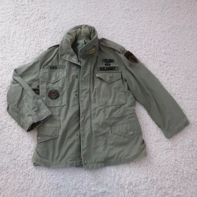VINTAGE US ARMY Field Jacket Coat Medium Military USGI OG-107 M65 ... VINTAGE US ARMY Field Jacket Coat Medium Military USGI OG-107 M65 ...