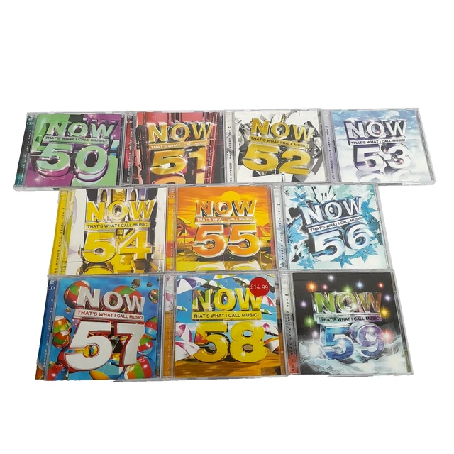 NOW THAT'S WHAT I Call Music 50-59 CD's Albums Collection A130 P776 £6. ...