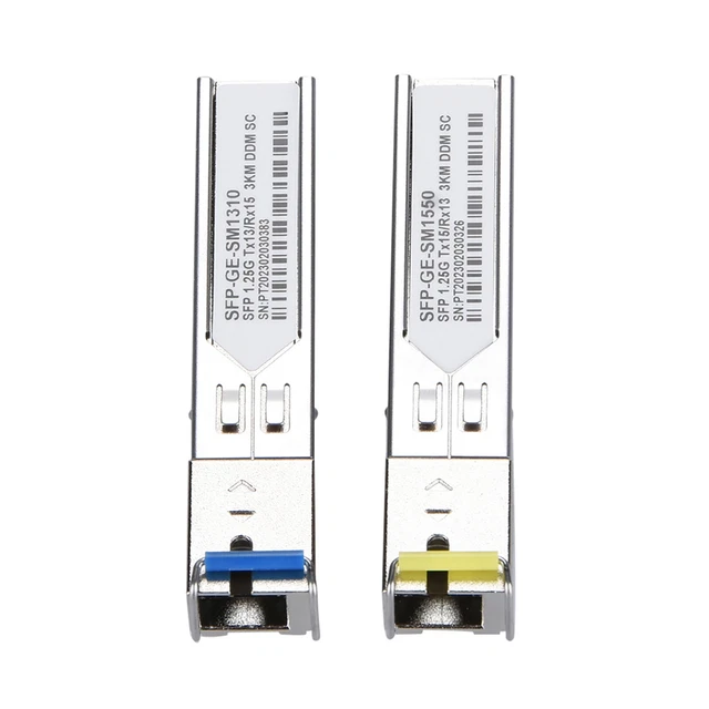 SINGLE-MODE FIBER SC Simplex Connector 1000BASE BiDi 3km SFP Module SFP ...