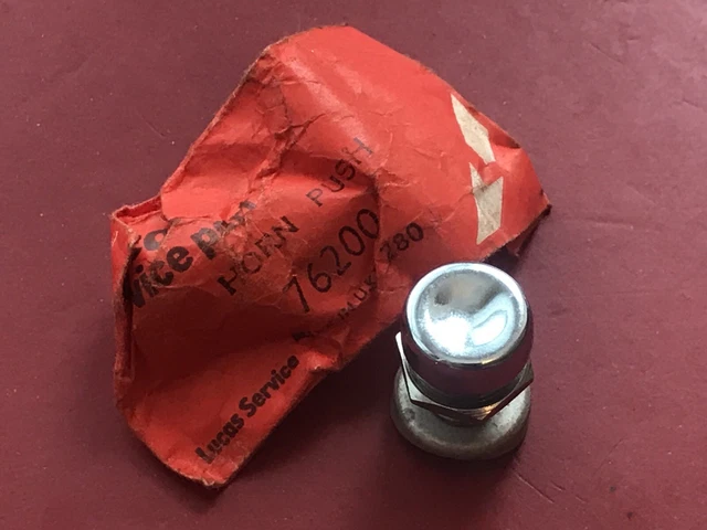 LUCAS HORN PUSH Button NOS 76200 HP26 H886 Kill Switch Triumph Pre Unit ...