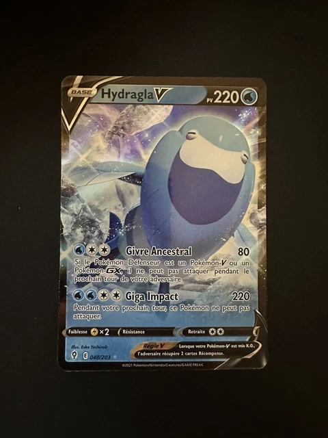 CARTE POKÉMON HYDRAGLA V 48/203 - Evolution Céleste EB07 FR EUR 0,50 - PicClick FR