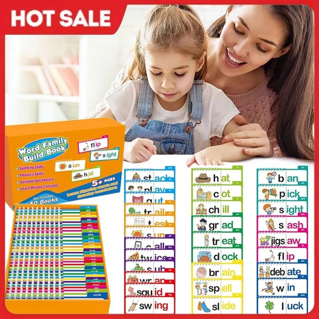 ABC VOCABULARY FLASH Cards Learn To Read Phonics Flash Cards Reading ...