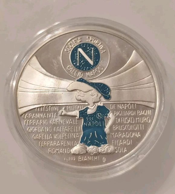 MEDAGLIA CELEBRATIVA NAPOLI Campione d'Italia 1986-87 - Zecca Dello ... MEDAGLIA CELEBRATIVA NAPOLI Campione d'Italia 1986-87 - Zecca Dello ...