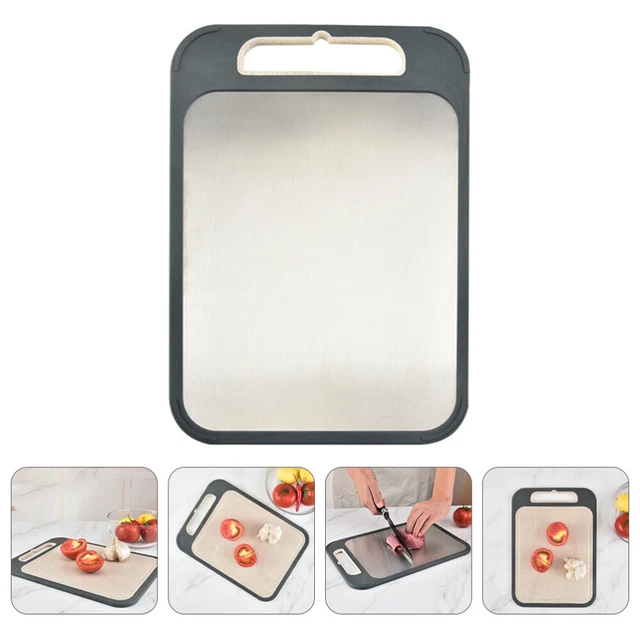 CHOPPING BOARD BUTCHER Block Countertop Stainless Mini Cutting £41.35 ...