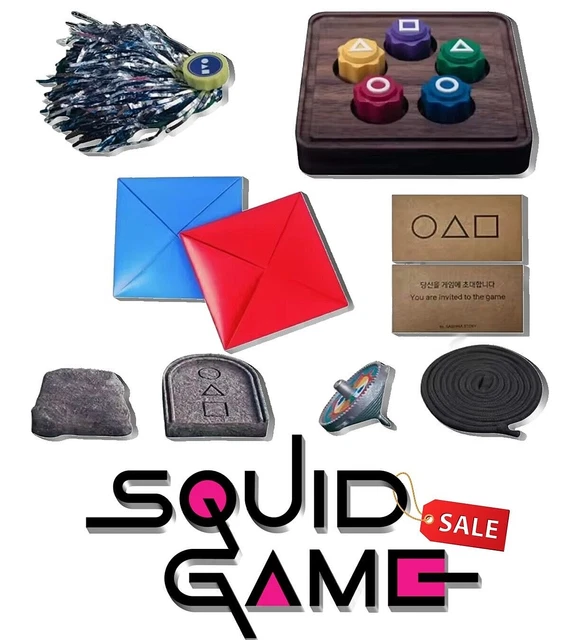 SQUID GAME 5 in 1 SET 3D Printed Korean Party Games for Kids £10.25 ...